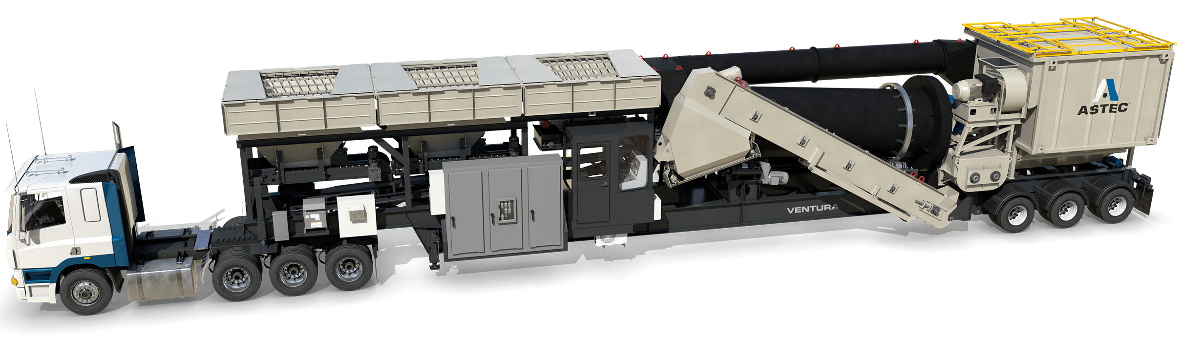 Astec Ventura Highly Portable Asphalt Plant - Astec