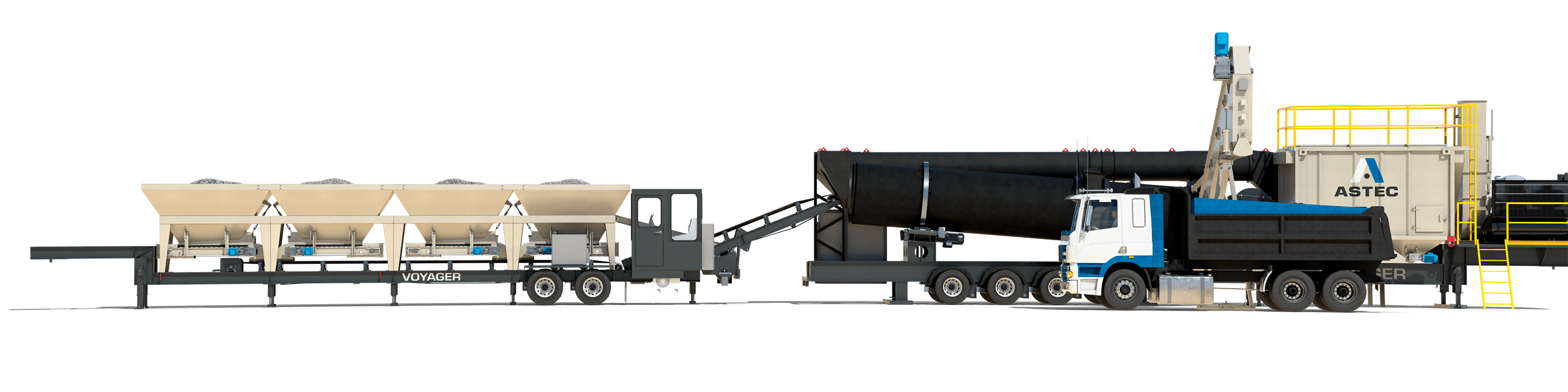 Astec Voyager Highly Portable Asphalt Plant - Astec