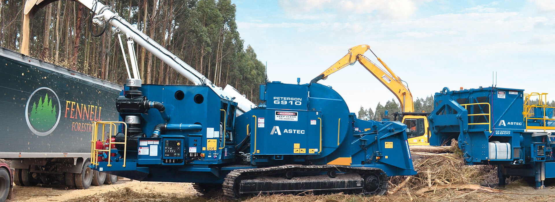 Peterson 5000H Whole Tree Chipper - Astec