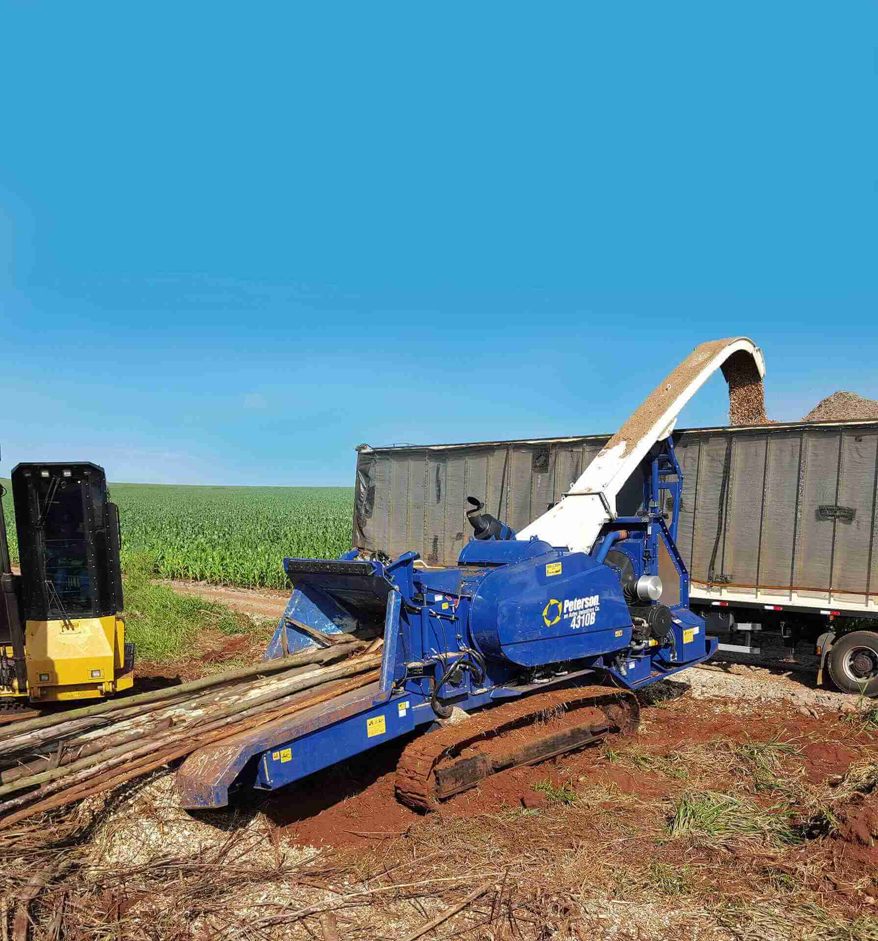 Peterson 4310B Drum Chipper - Astec