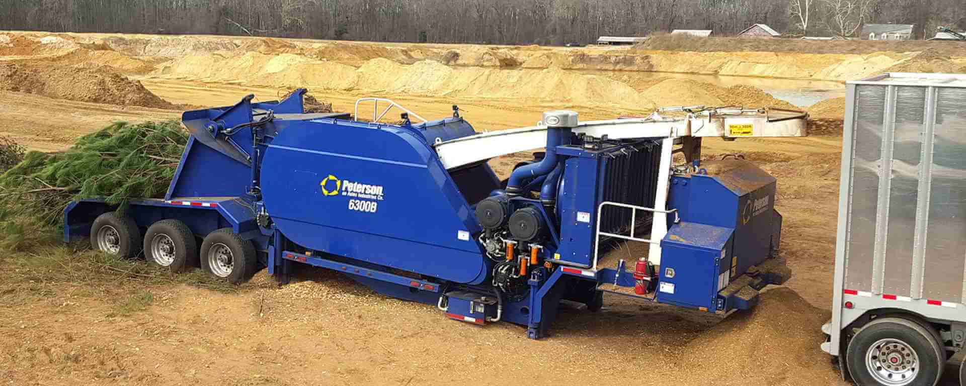 Peterson 6300B Drum Chipper - Astec