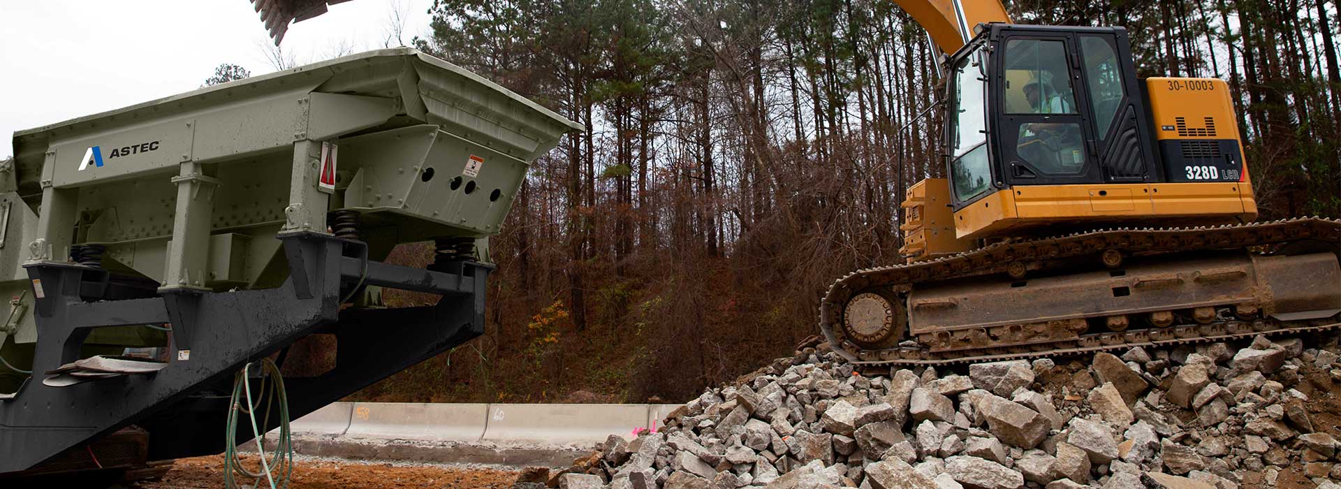 Mobile Horizontal Screen Plants - Astec