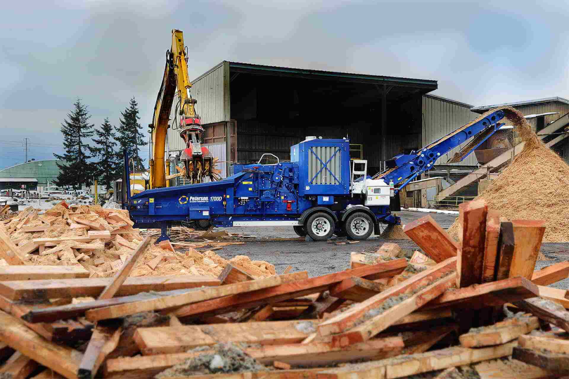 Peterson 1700D Horizontal Grinder - Astec